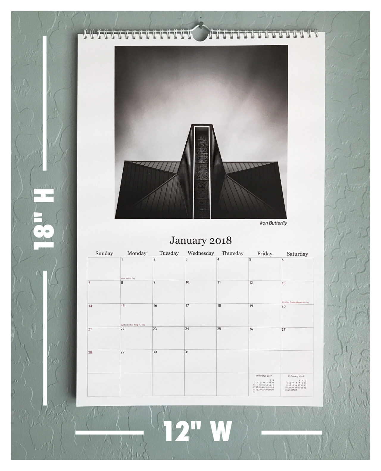 2018 Calendars - Johnny Kerr